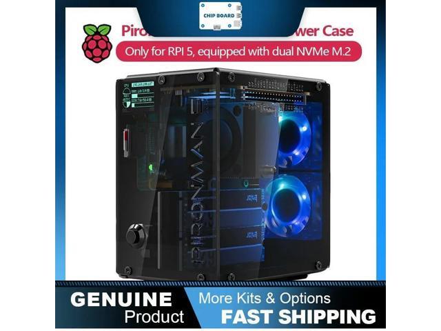 Click here for Pironman 5 MAX Enclosure for Pi 5: Tower case with... prices