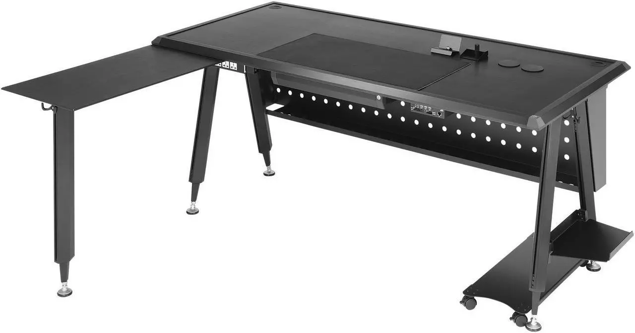 Lian Li F1E-B (bx1) Black Aluminum PC desk series PC Furniture - Newegg.com