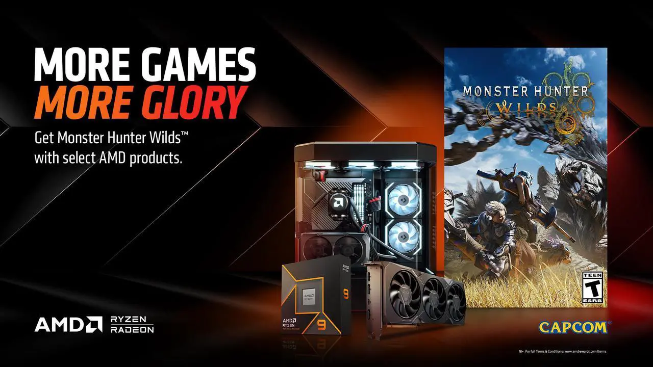 AMD Game Bundle with Monster Hunter Wilds - Newegg.com