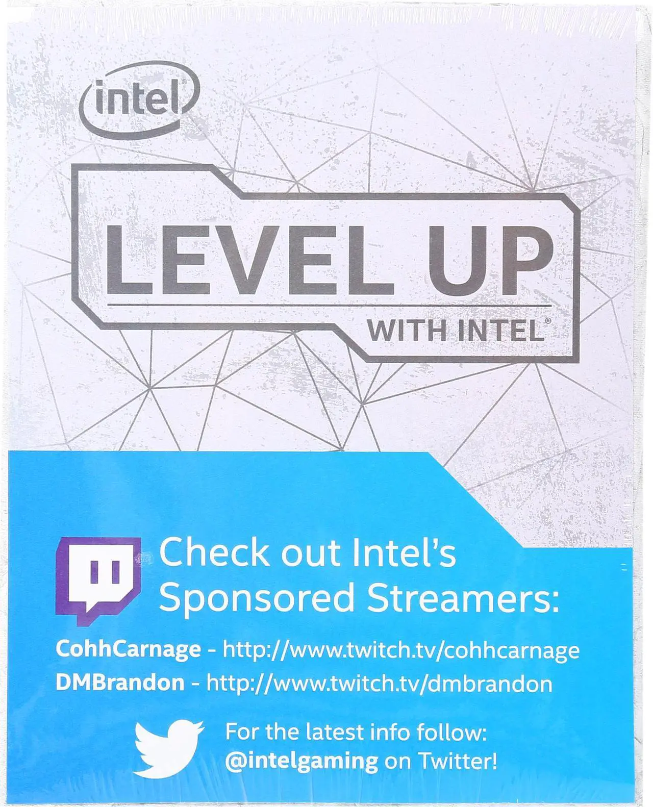 Intel Intel T-Shirt Promo – Distribution gift - Newegg.com