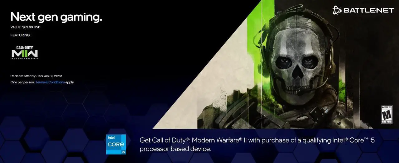 Intel Gift - Call of Duty Bundle (i5) - Newegg.com