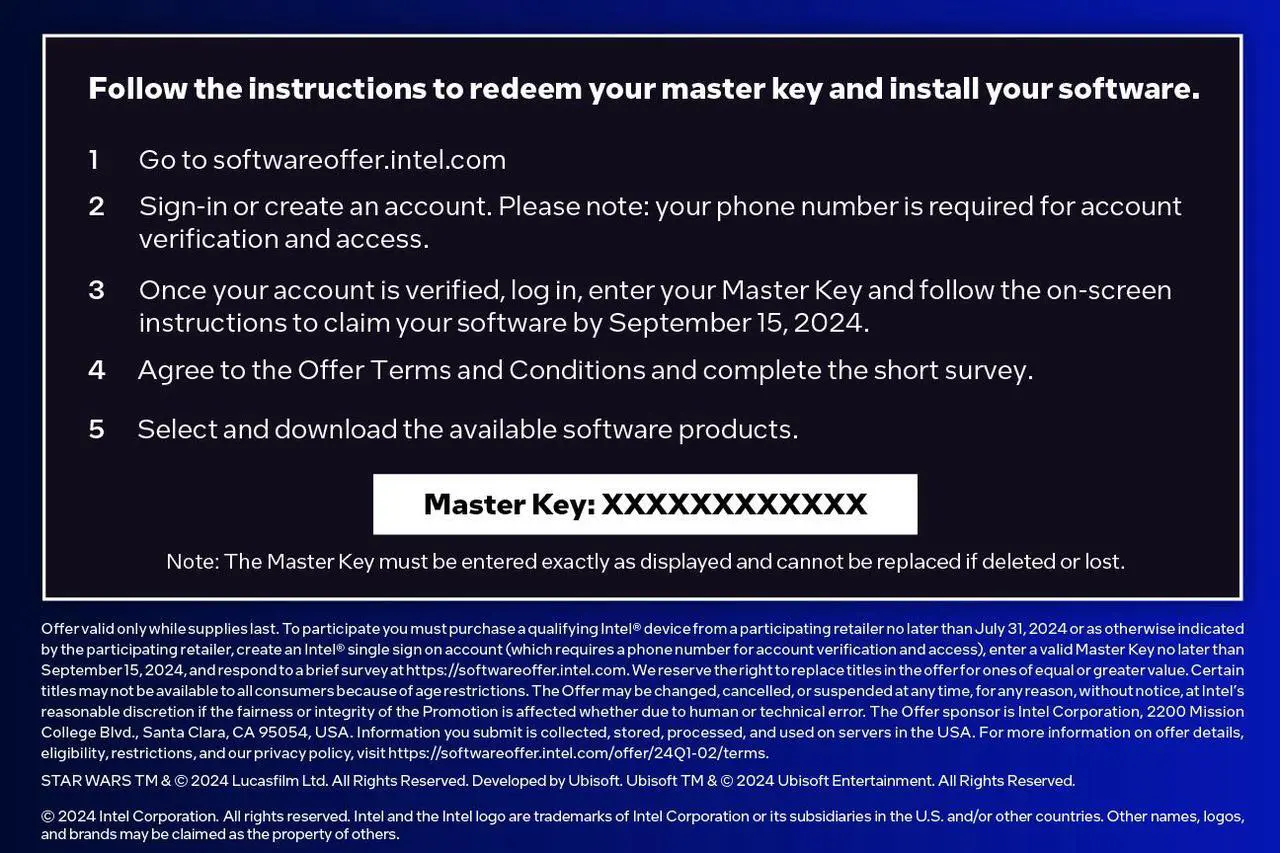 Intel Gift - Star Wars Outlaws - Newegg.com