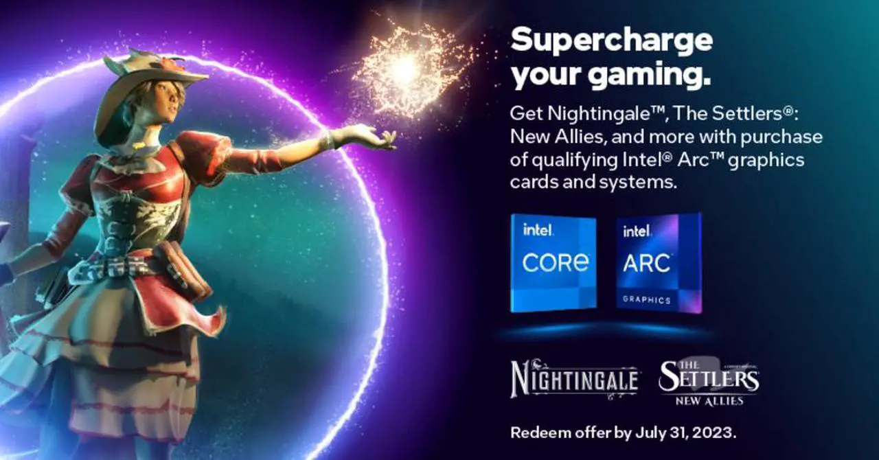 Intel Gift - Intel Arc Graphics Card Spring Play & Create Bundle ...