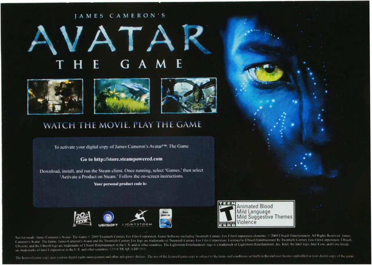 UBISOFT James Cameron’s Avatar: The Game – PC Digital Download, Gift ...