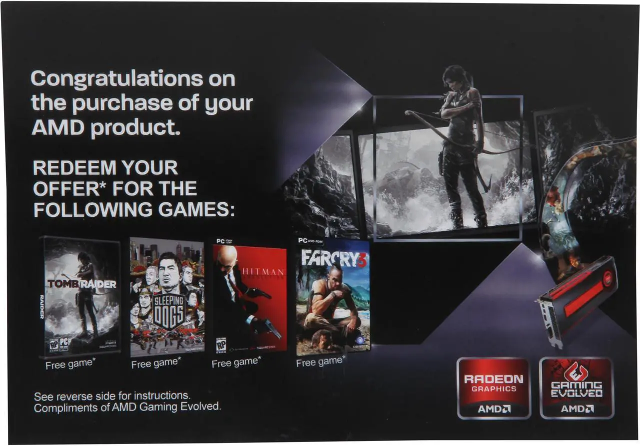 AMD Gift - 4-in-1 Game Coupon - Newegg.com