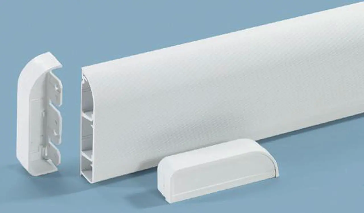 Wiremold C800 Cablemate Baseboard Channel With 2 End Caps - Newegg.com