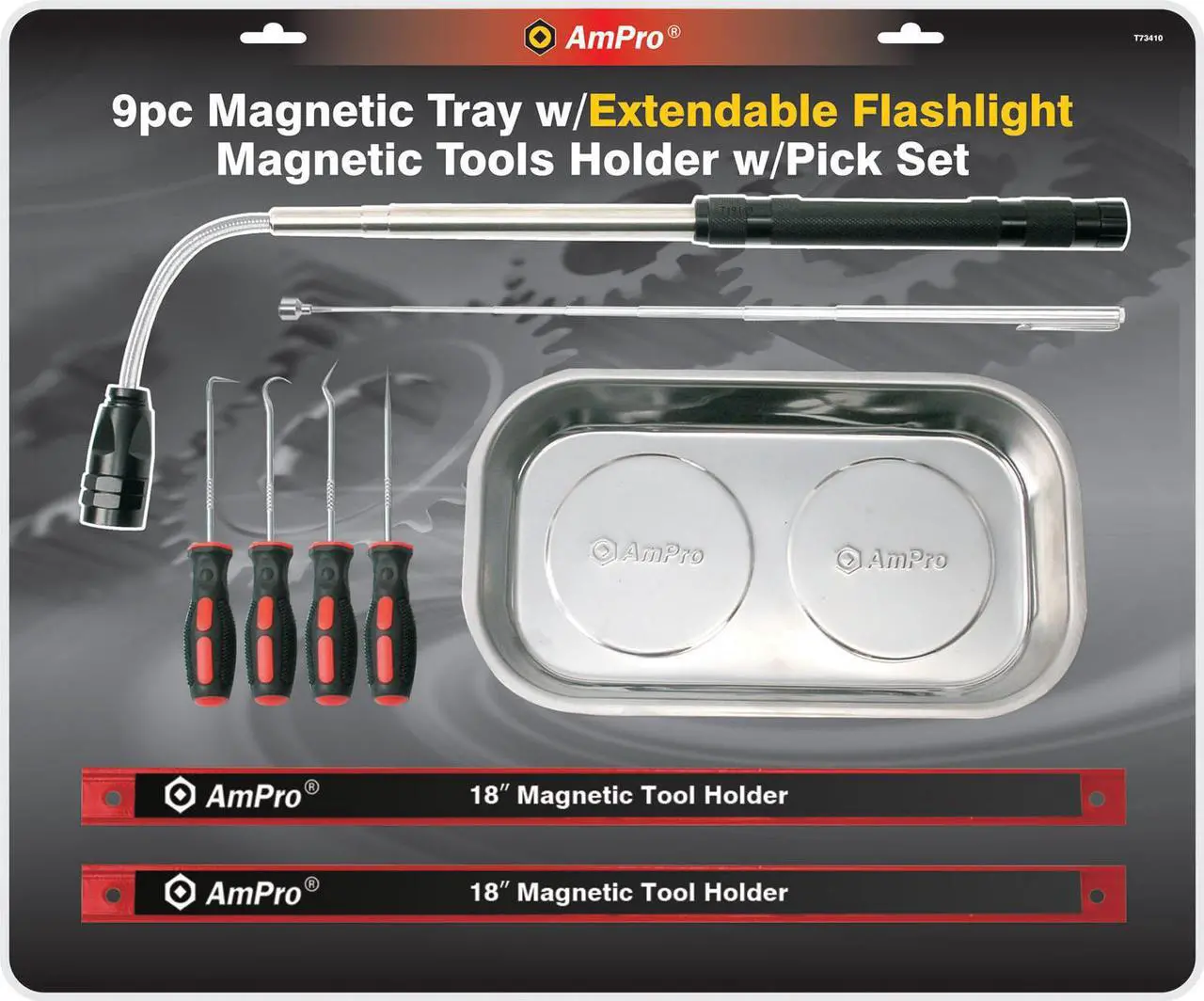 Ampro Tools T73410 9 Piece Magnetic Tool Set - Newegg.com