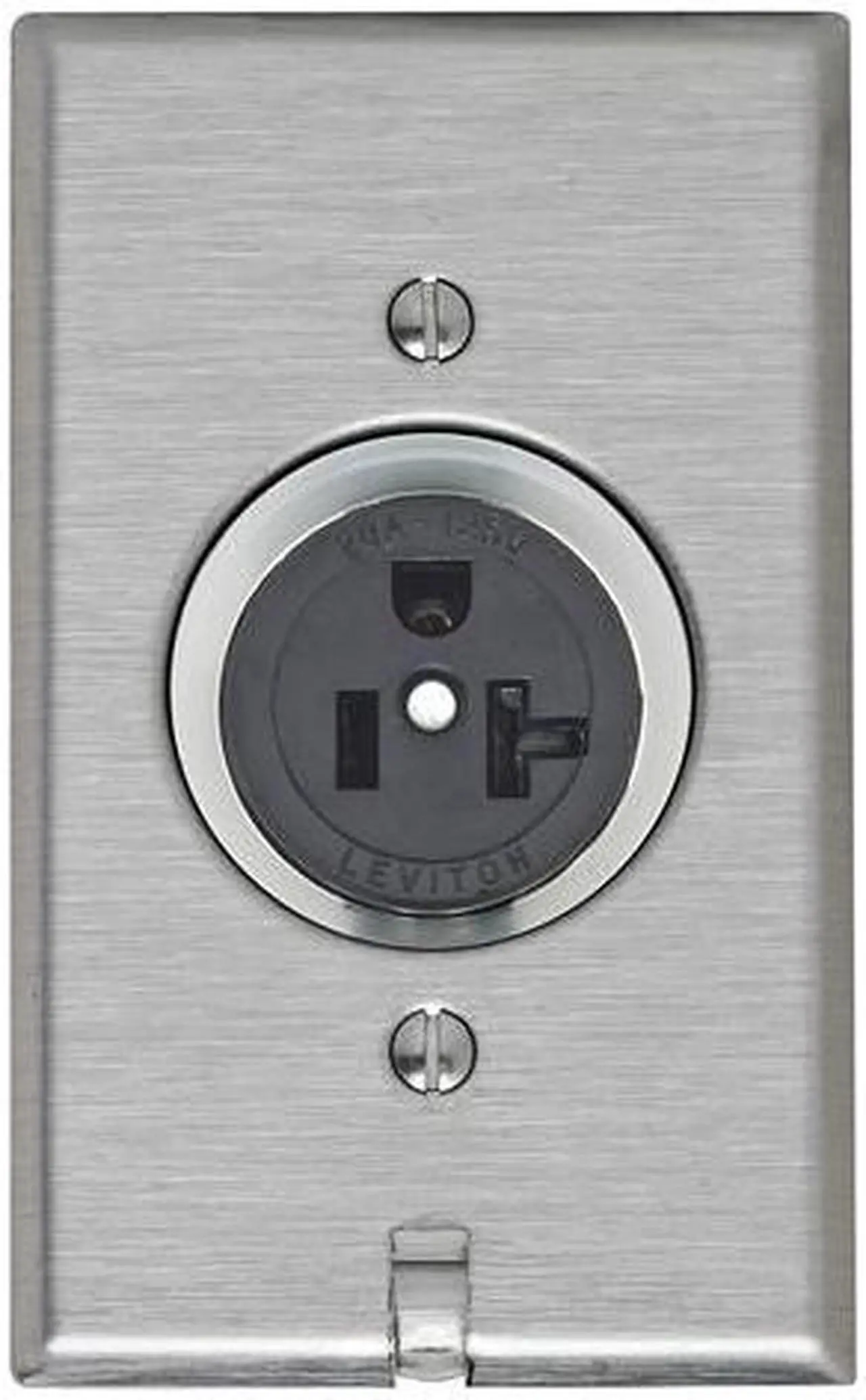 Leviton 071-05361-0CH 20 Amp Industrial Clock Hanger Receptacle ...