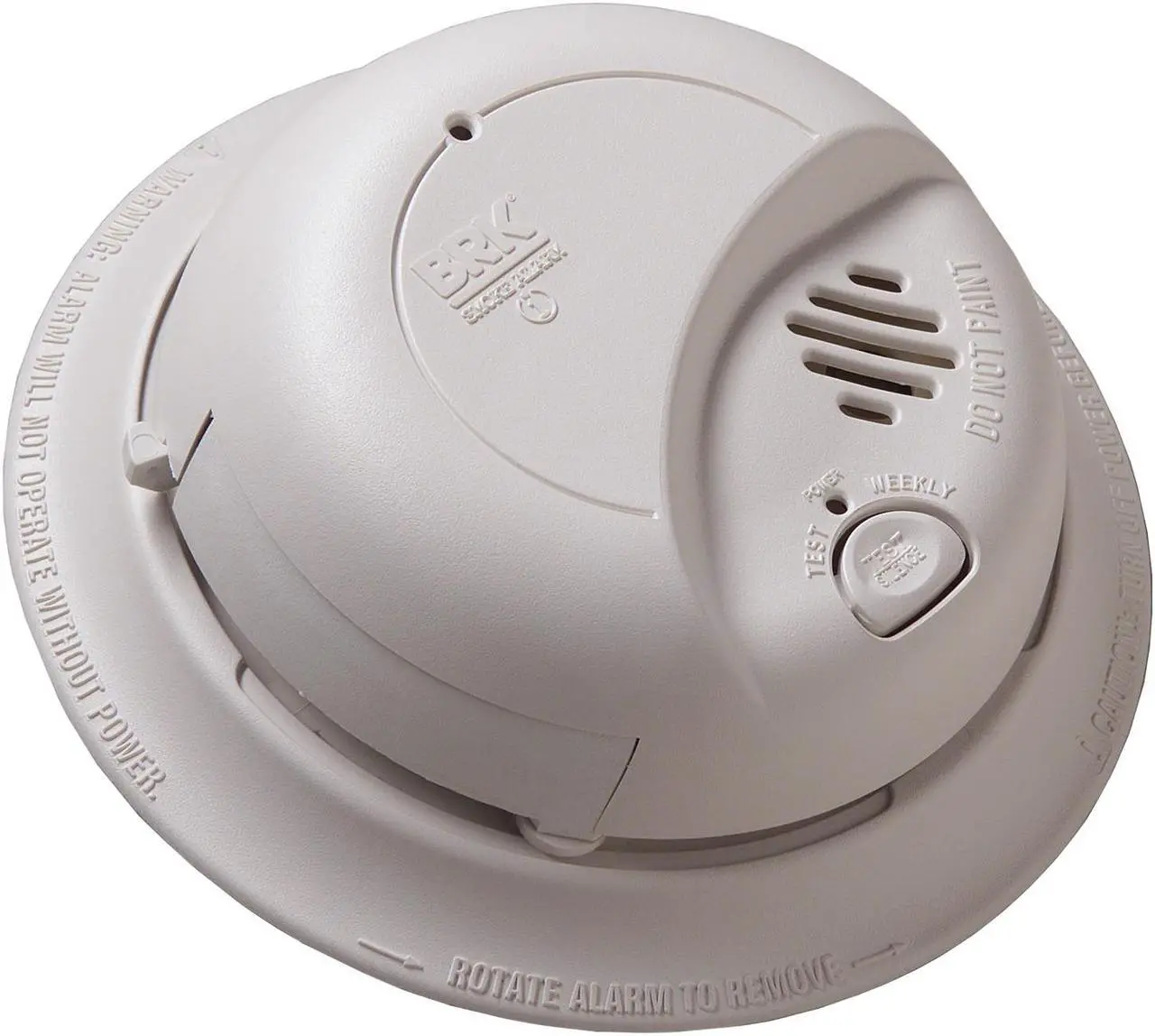 First Alert 9120 Hardwired Smoke Alarm with Battery Backup, Single ...