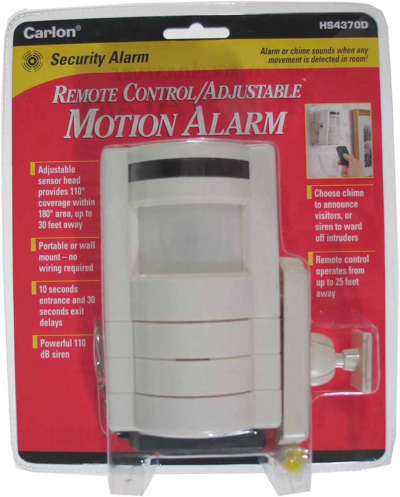 Remote Control/Adjustable Motion Alarm - Newegg.com