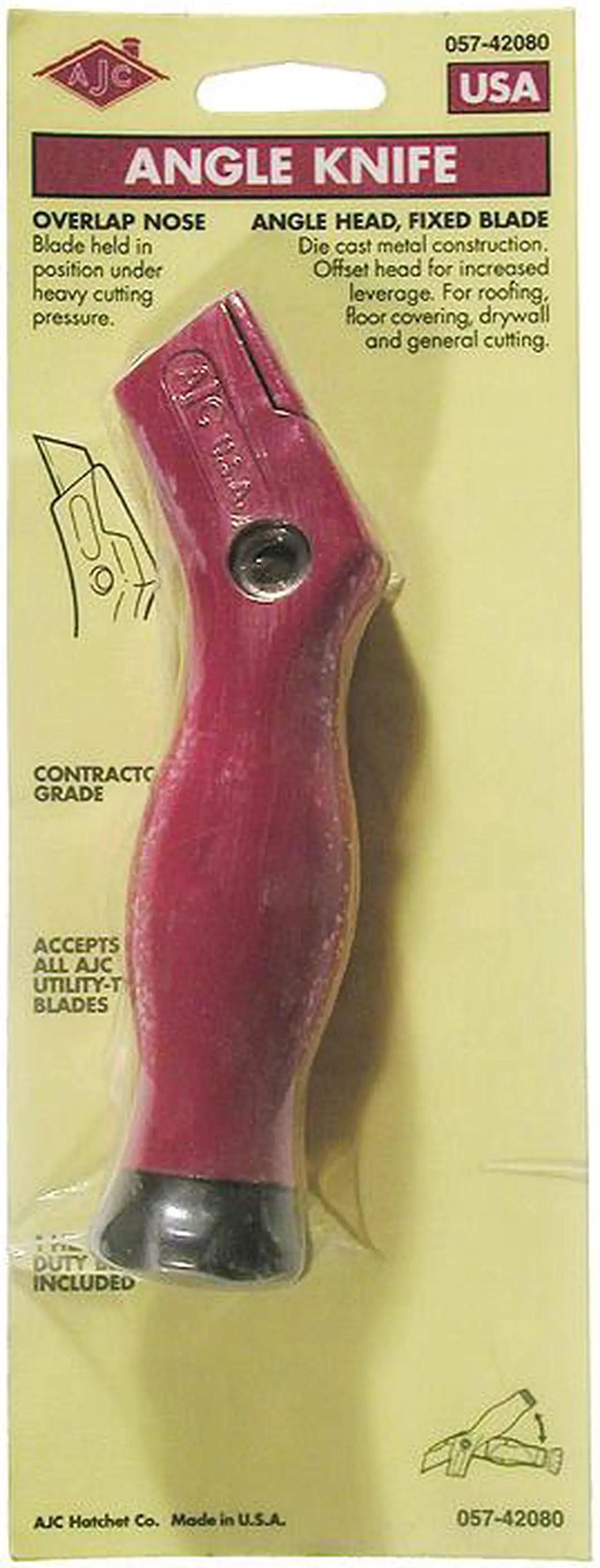 All Purpose Angle Knife Fixed Blade - Newegg.com