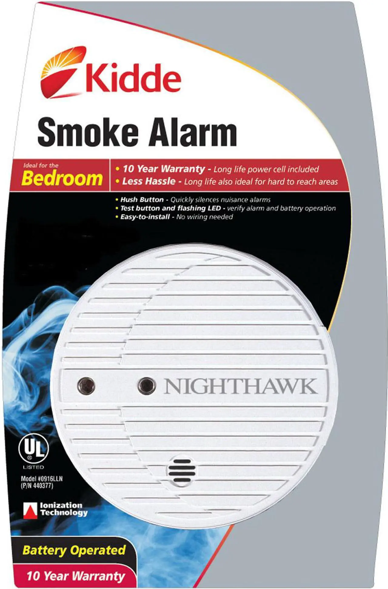 Kidde 900-0136-020 Nighthawk Smoke Alarm - Newegg.com
