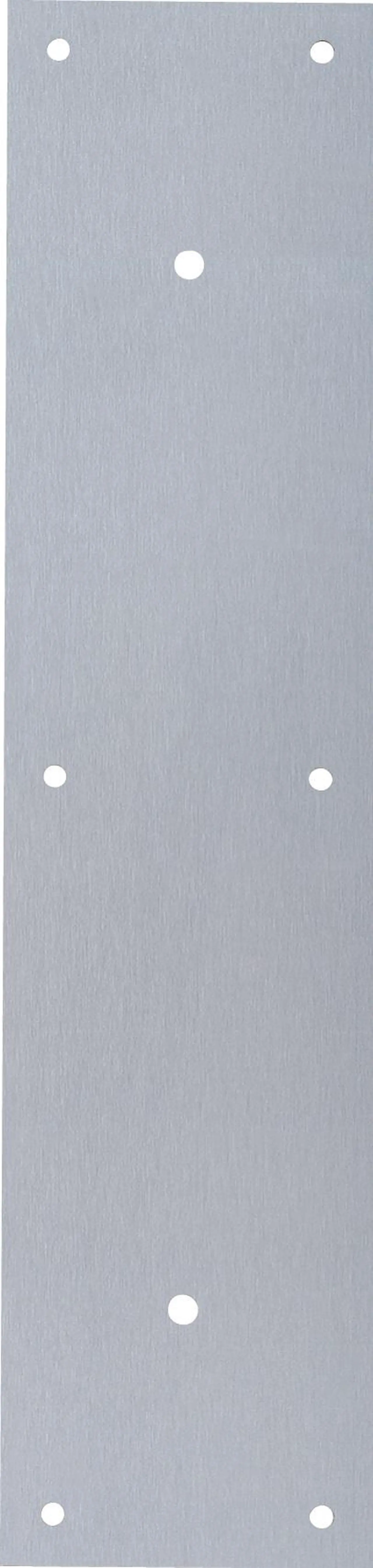 Ives 8200B26D 4" x 16" Bright Chromium Plated Finish Push Plate ...