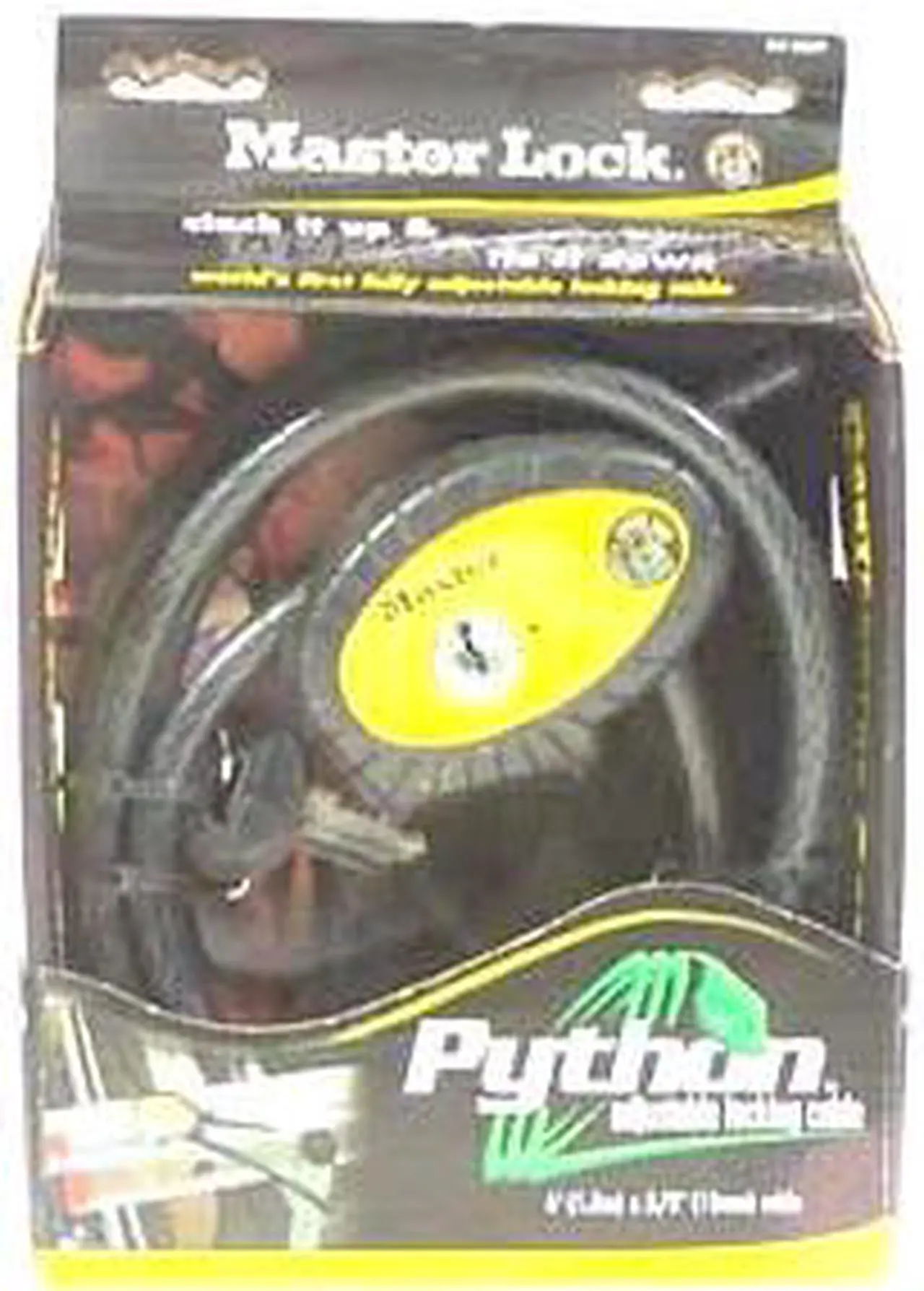Master Lock 8413XDPF 6' Python™ Adjustable Padlock & Cable - Newegg.com