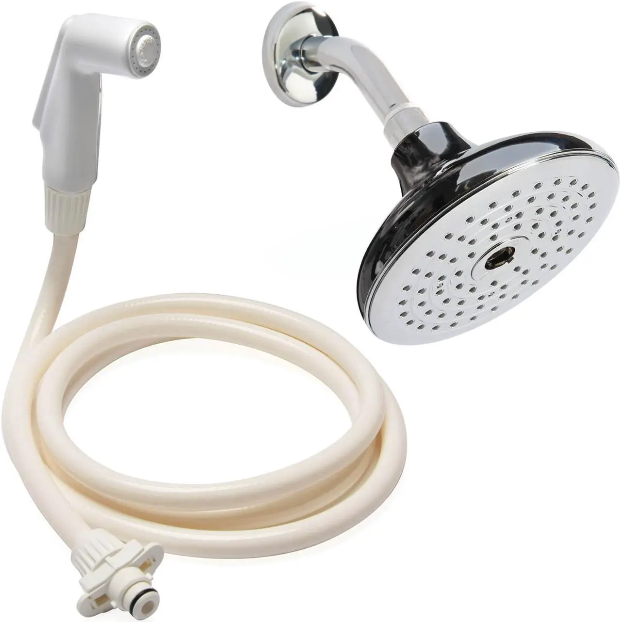 Rinse Ace 4085 2-In-1 Showerhead with Connectable Hose - Chrome ...