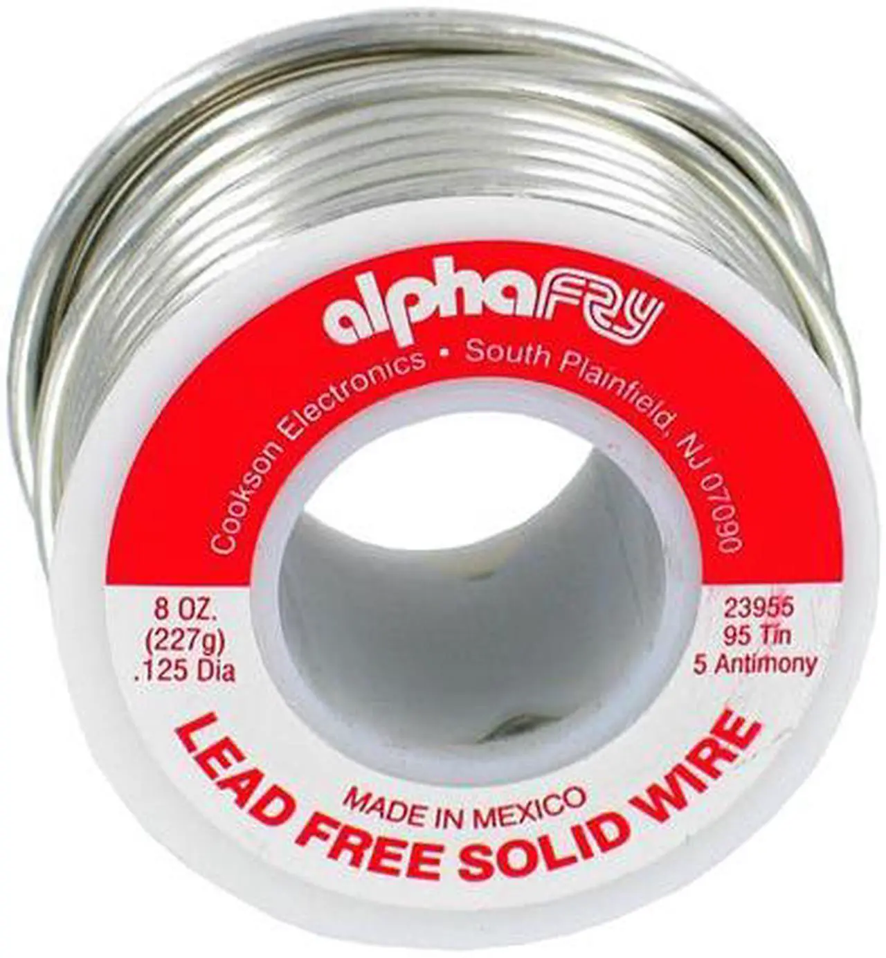 alpha fry AM23955 1/2 lb 95/5 Spool Lead-Free Solid Wire Solder ...