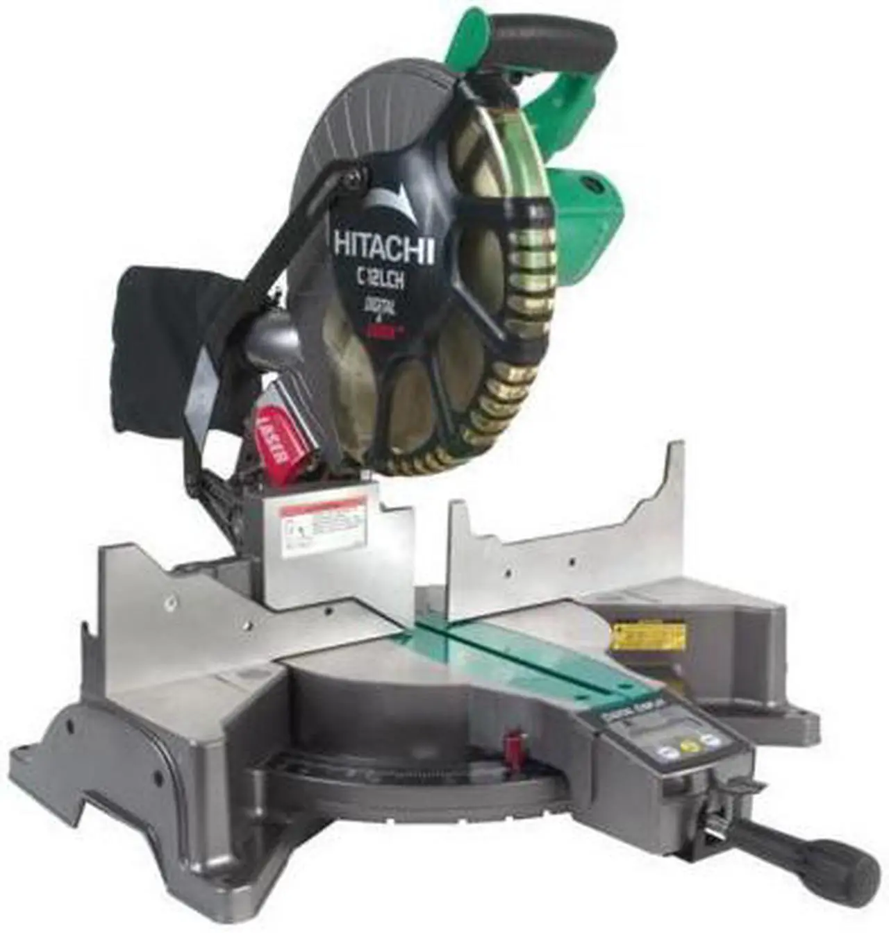 Hitachi Power Tools C12LCH 12" Compound Miter Saw With Digital Display ...