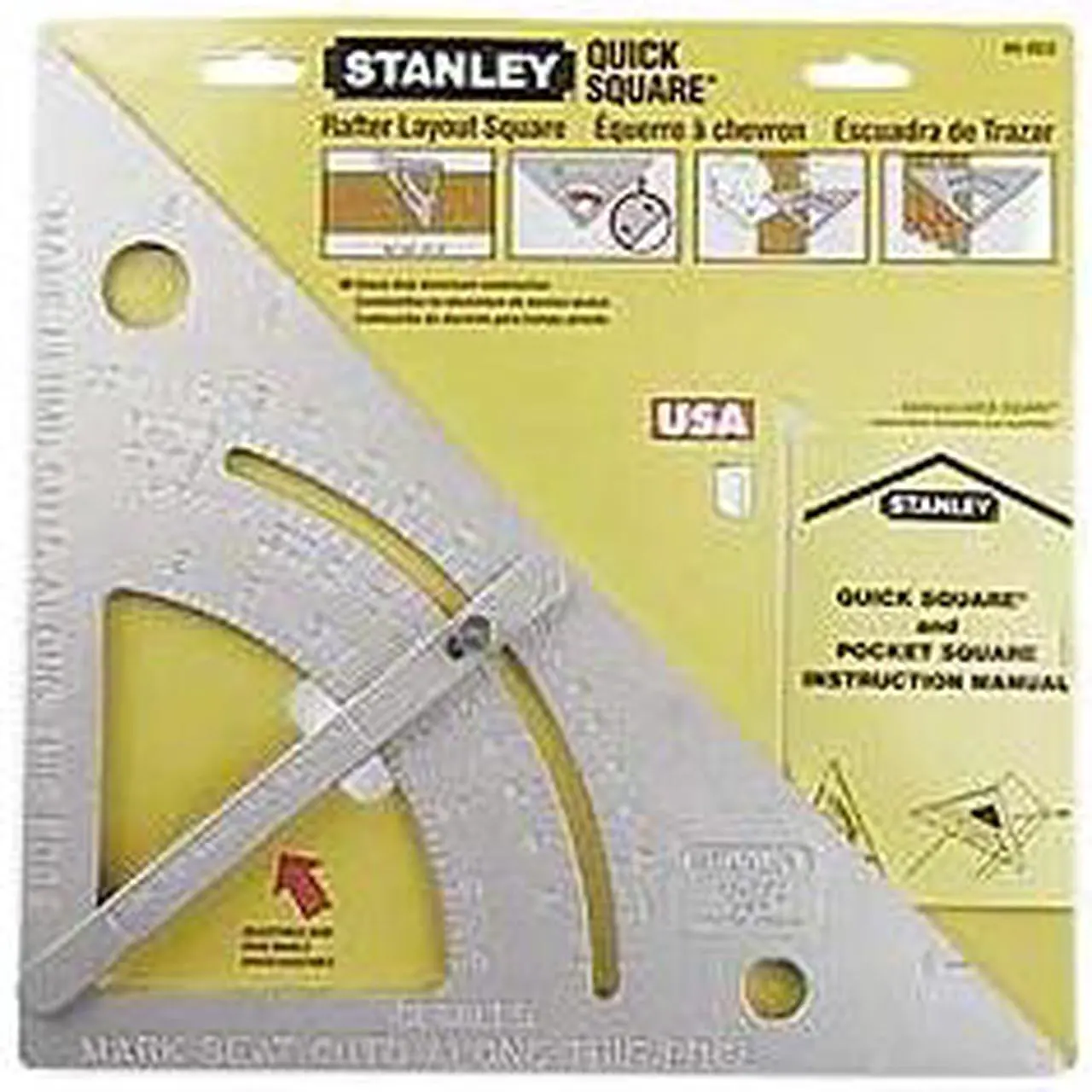 Stanley Hand Tools 46-052 10" Adjustable Quick Square® Layout Tool ...