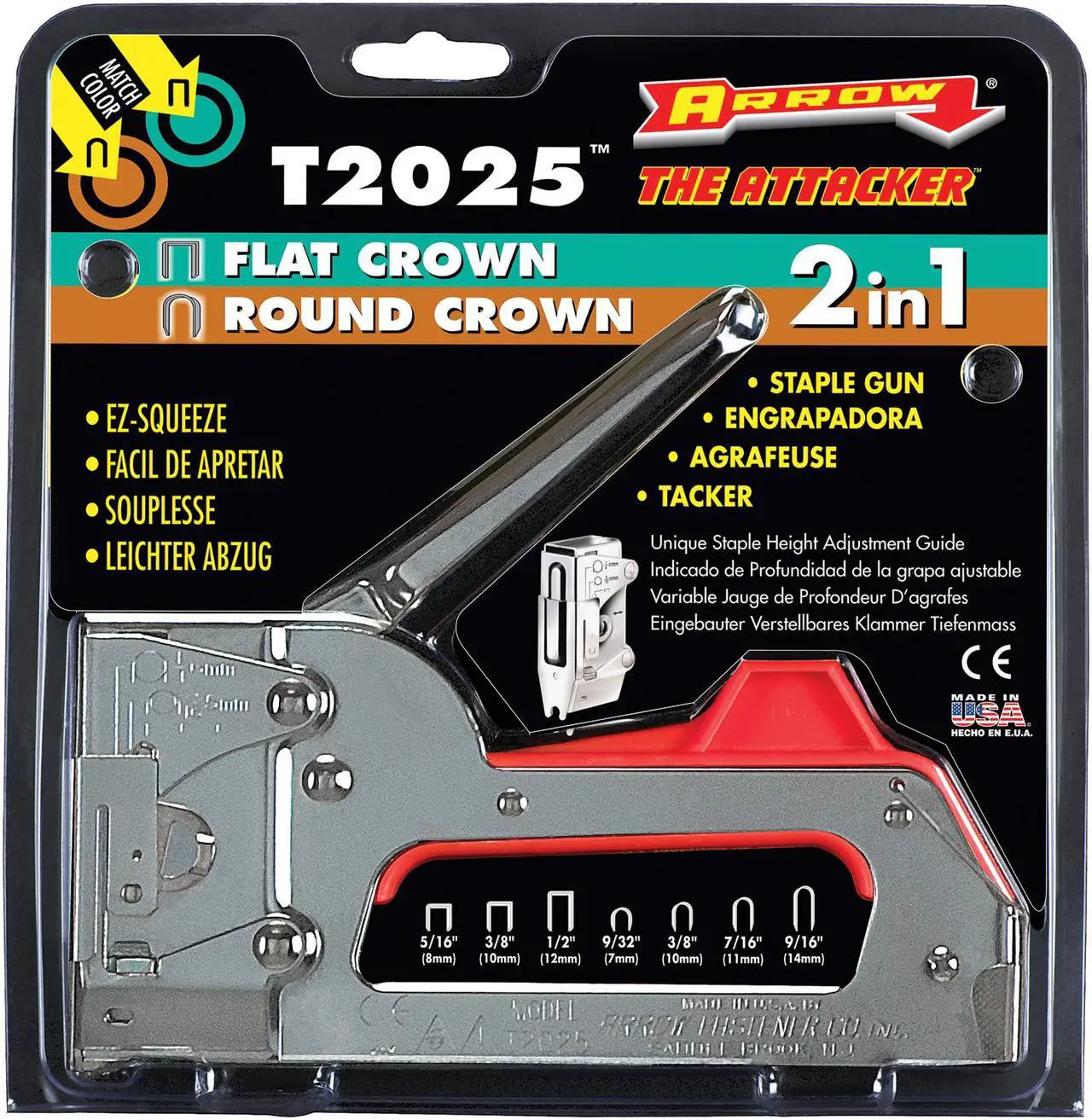 ARROW FASTENER COMPANY LLC Dual Purpose The Attacker Staple Gun Tacker ...