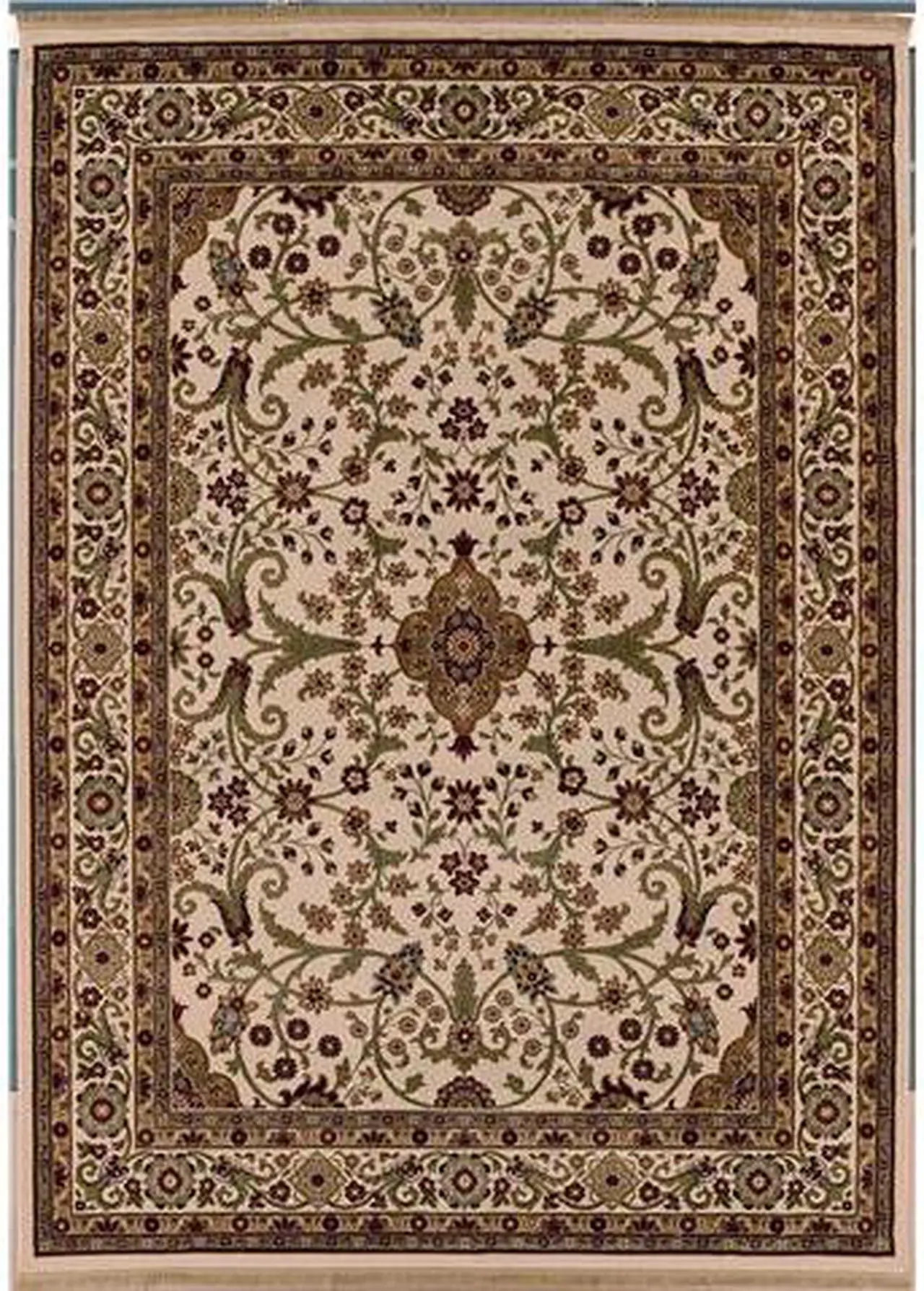 Shaw Living Kathy Ireland Home Gallery Garden Fantasy Area Rug Beige 6 ...