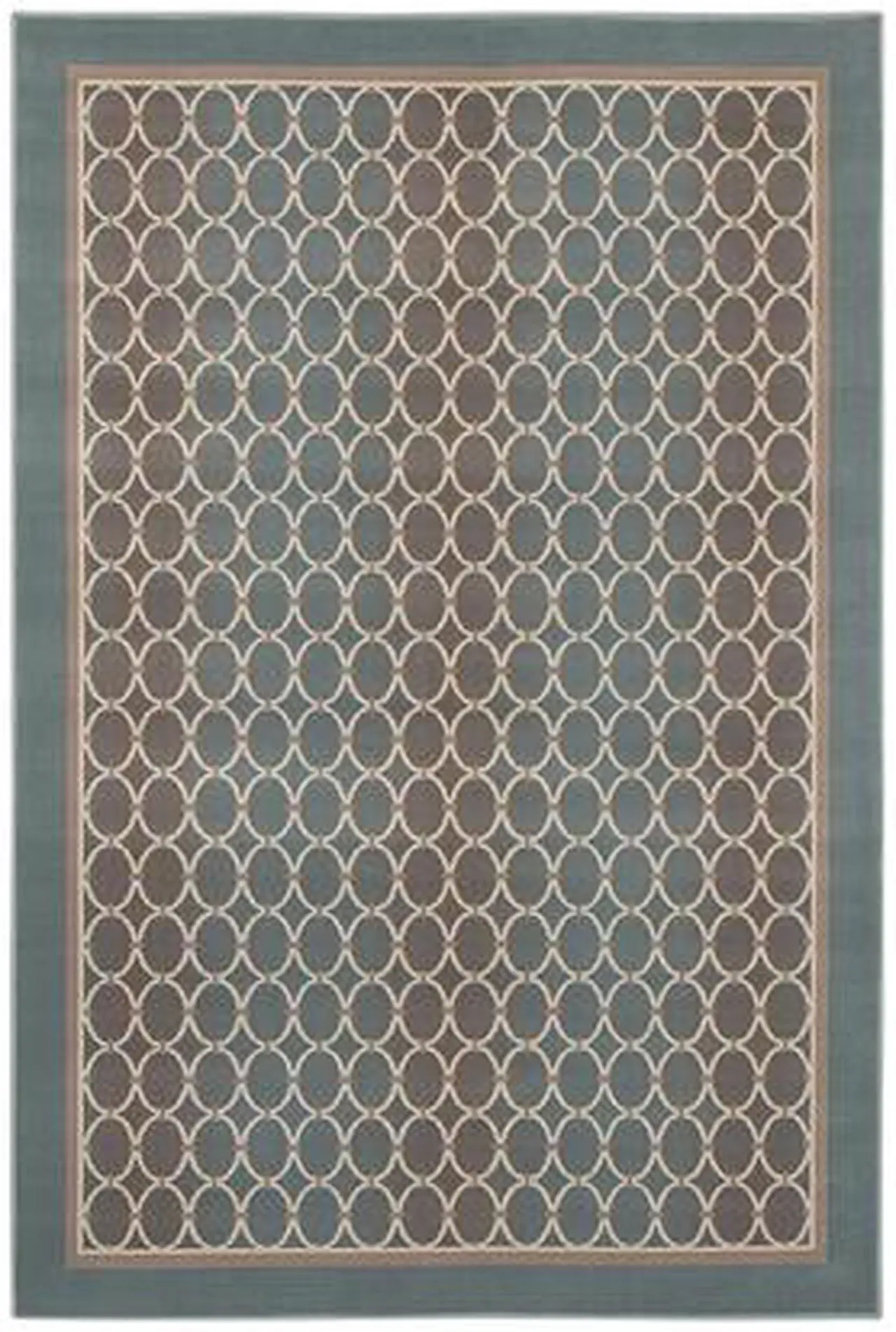 Shaw Living Woven Expressions Gold Soho Area Rug Blue Glacier 5'3" x 7 ...