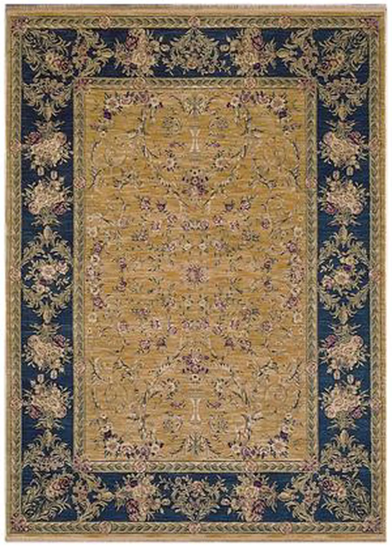 Shaw Living Antiquities Vienna Area Rug Gold 2'7" x 11'8" 3X00568700 ...