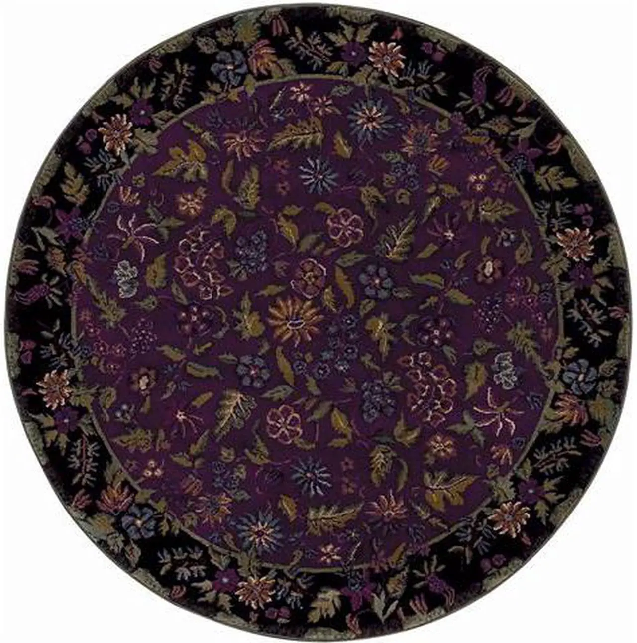 Shaw Living Kathy Ireland Home Gallery Italian Garden Area Rug Red 7'8 ...