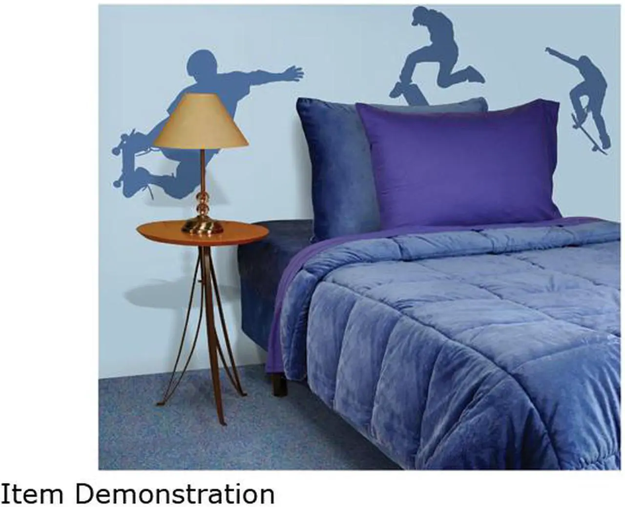 Kittrich Memory Foam Kidz, 2 Piece, Twin Size, Comforter Set, Blue ...