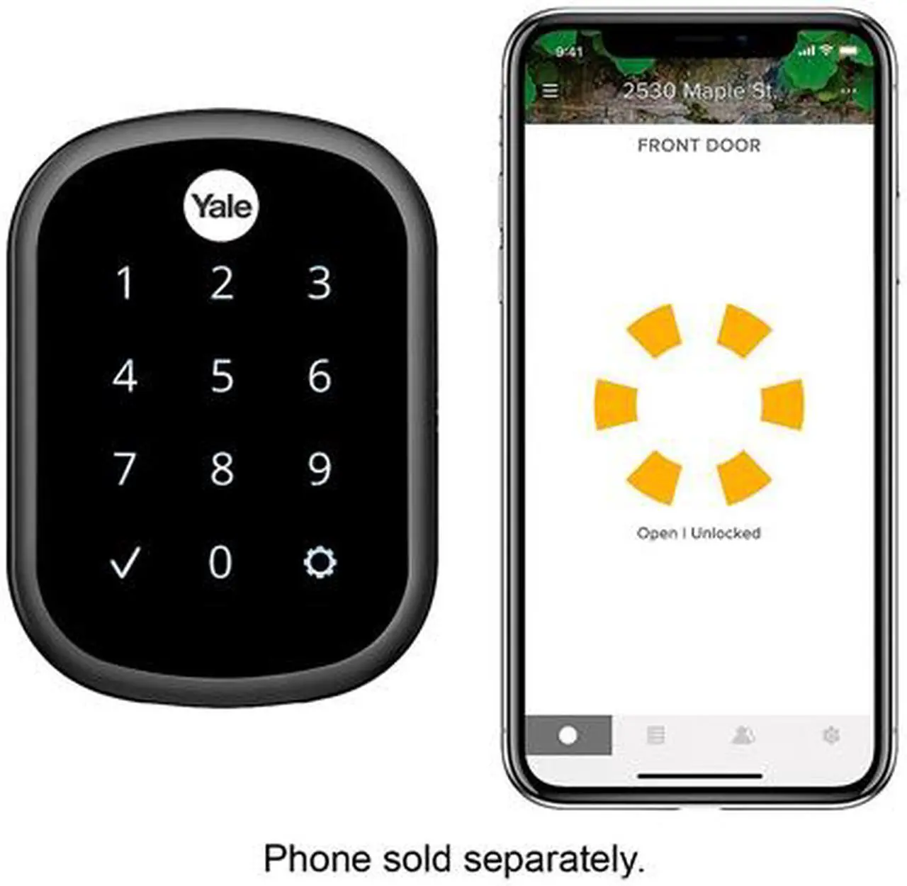 Yale R-YRD256-CBA-BSP Assure Lock SL Wi-Fi and App Touchscreen Deadbolt ...