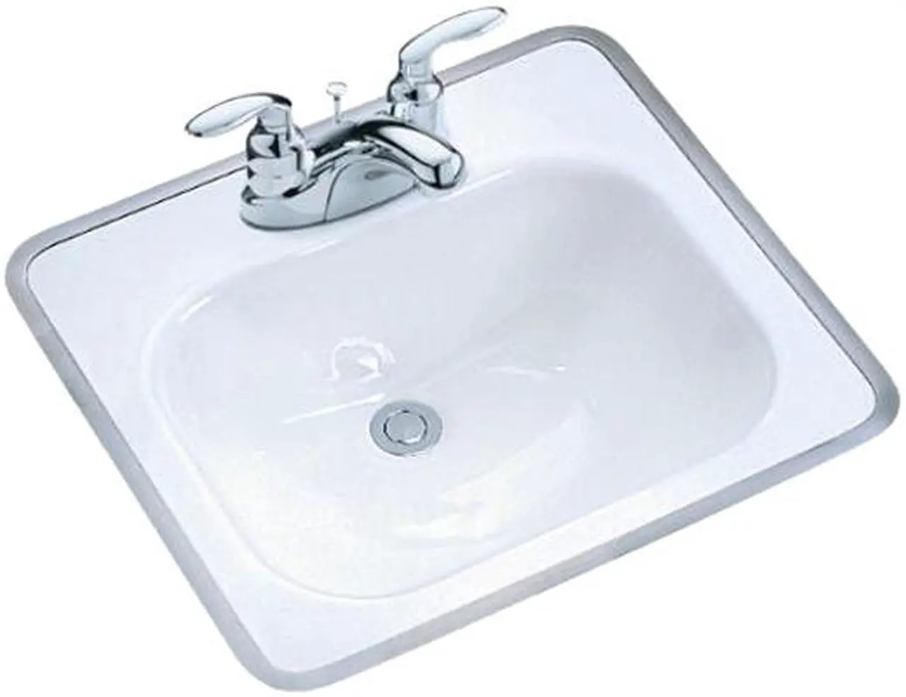 KOHLER K-2890-4-0 Tahoe metal frame lavatory - Newegg.com