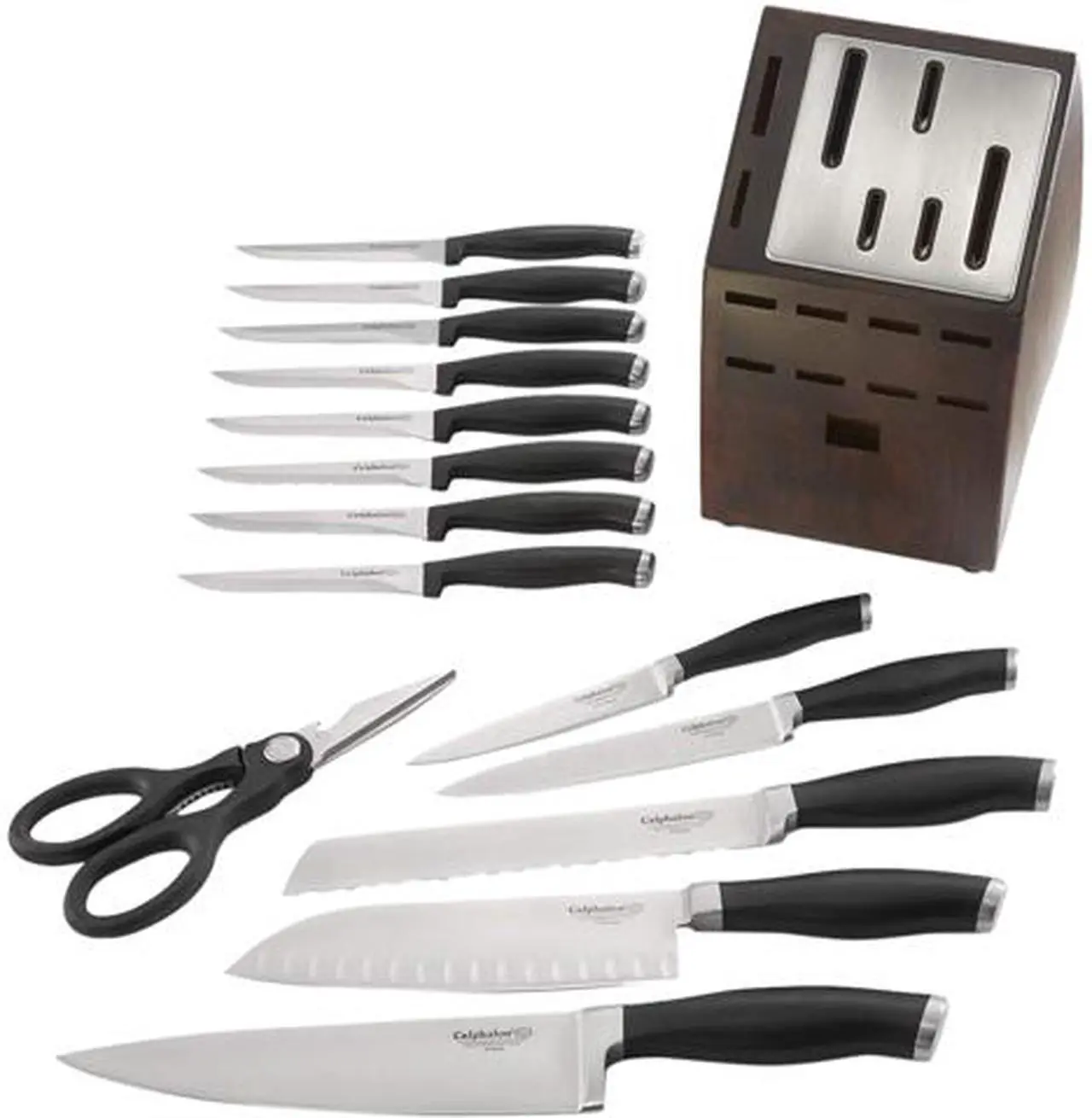 Calphalon 2023114 Contemporary SharpIN 15-pc. Cutlery Set - Newegg.com