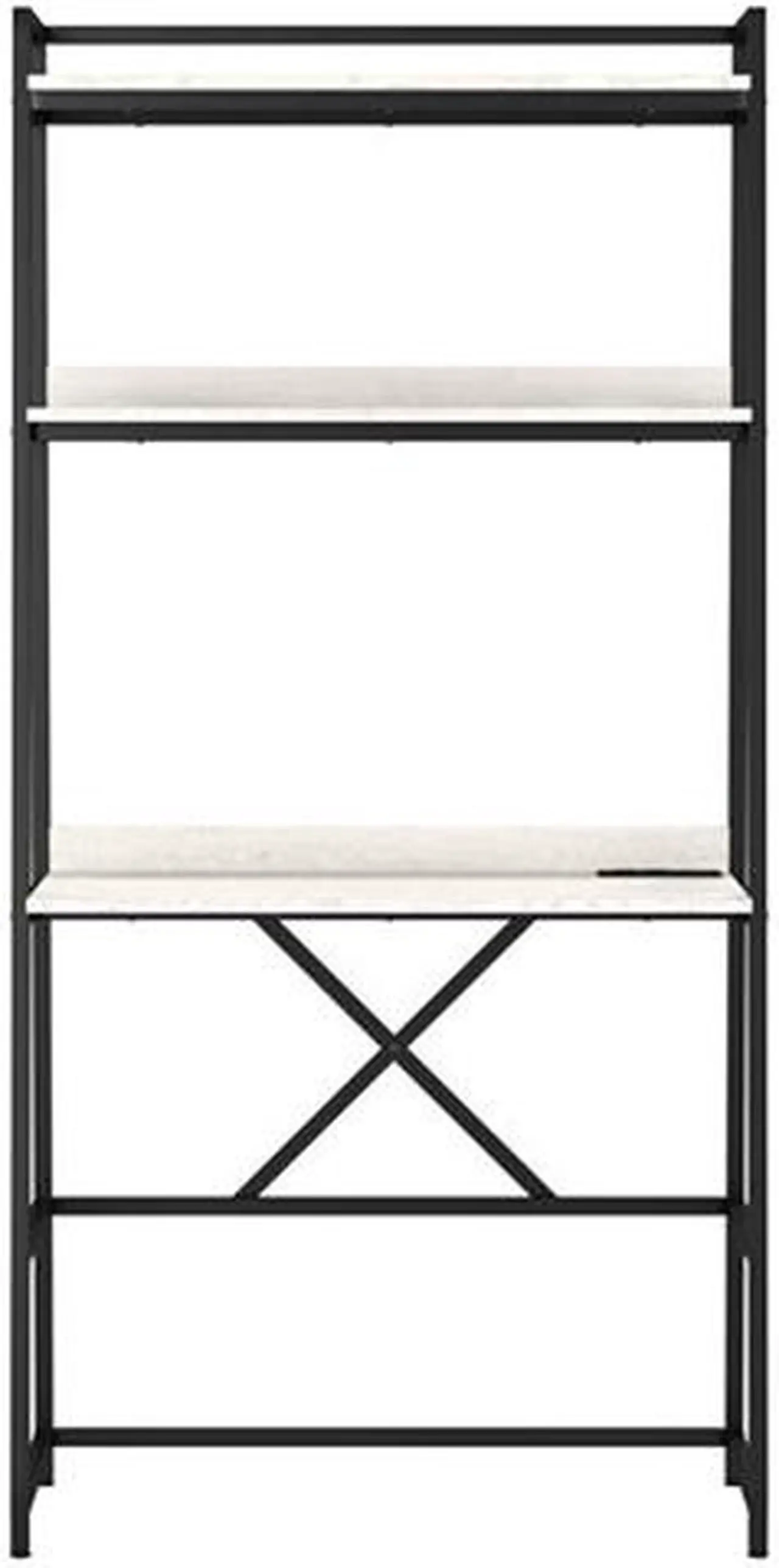 Furniture of America IDF-AC370A Druid Tiered Desk with USB Ports ...