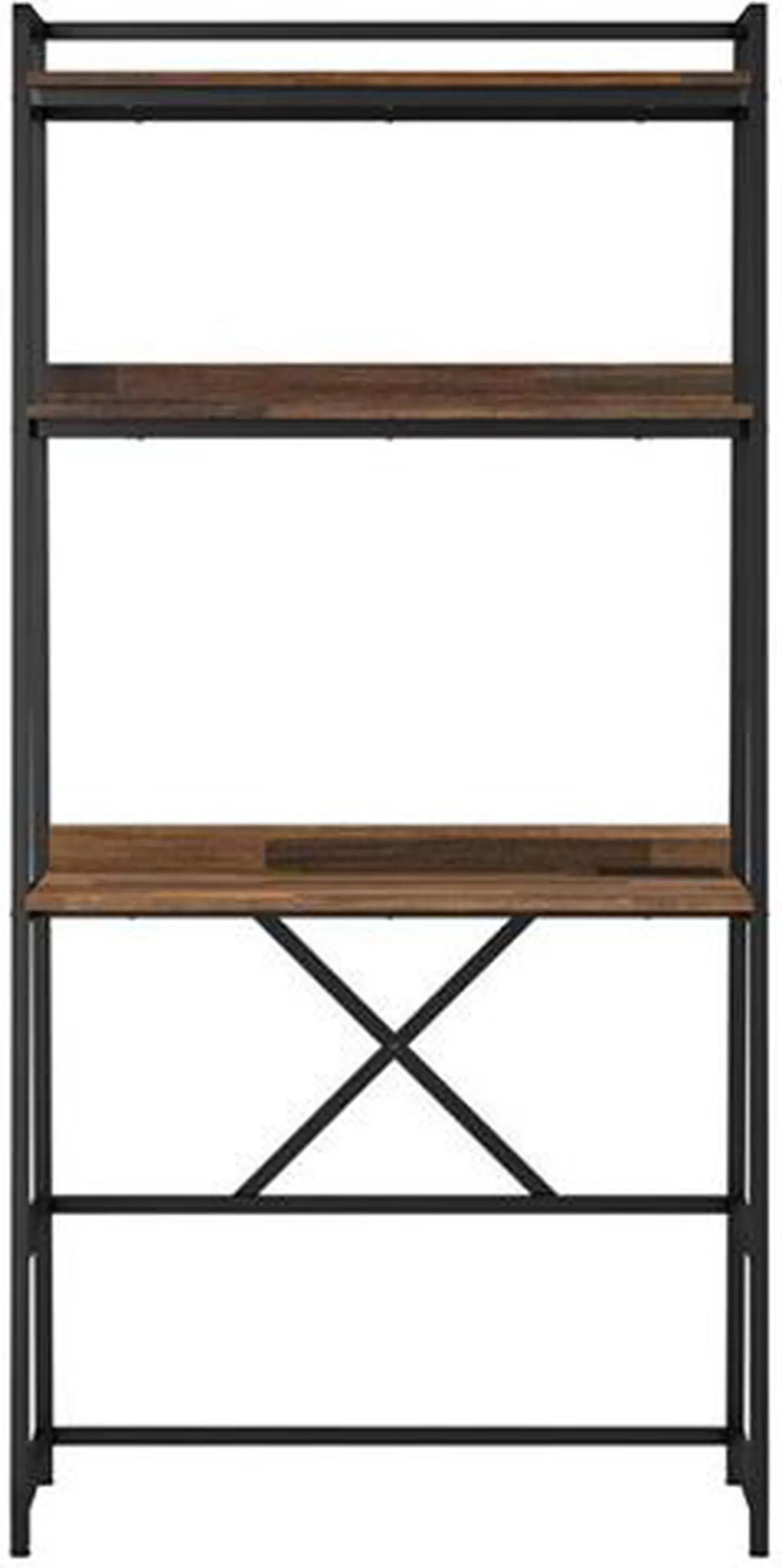 Furniture of America IDF-AC370BR Druid Tiered Desk with USB Ports ...