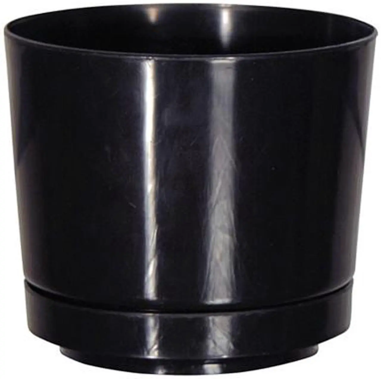 Dynamic Design 12" Black Hi-Gloss Finish Planters Full Depth - Newegg.com