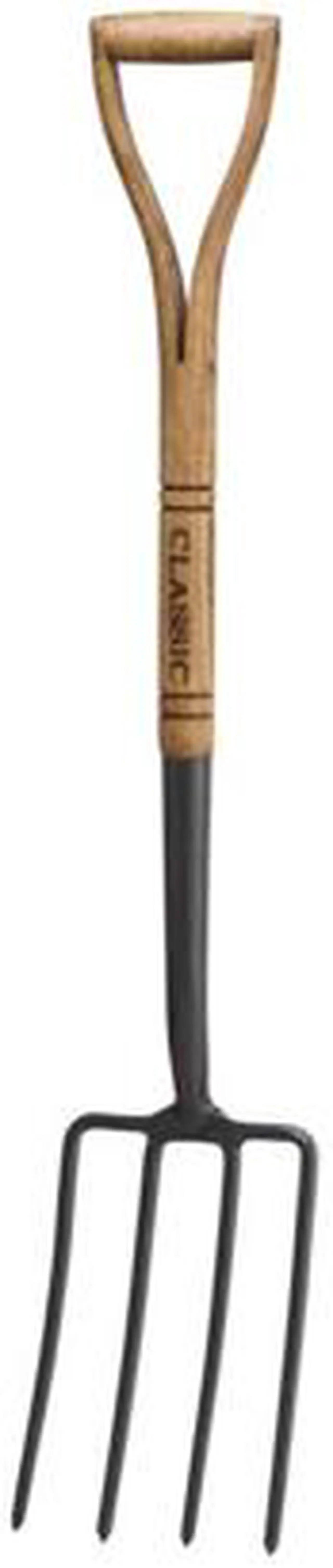 Flexrake CLA106 40" Digging Fork with Wood "D" Handle - Newegg.com