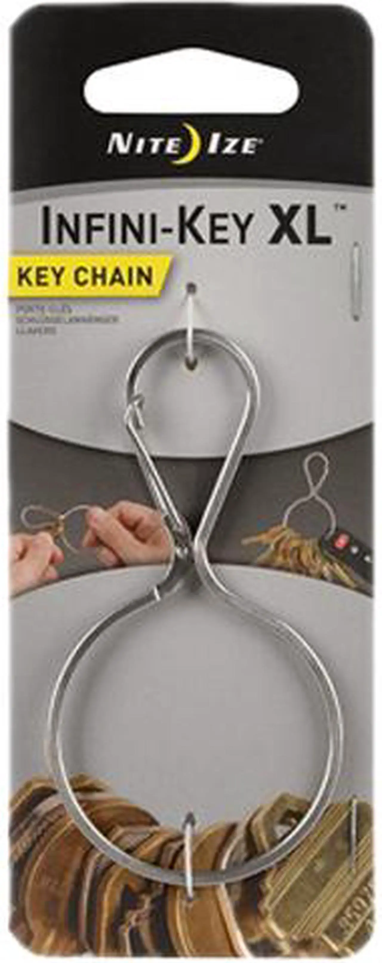 Nite Ize KICL-11-R3 Infini-Key XL Key Chain - Stainless - Newegg.com