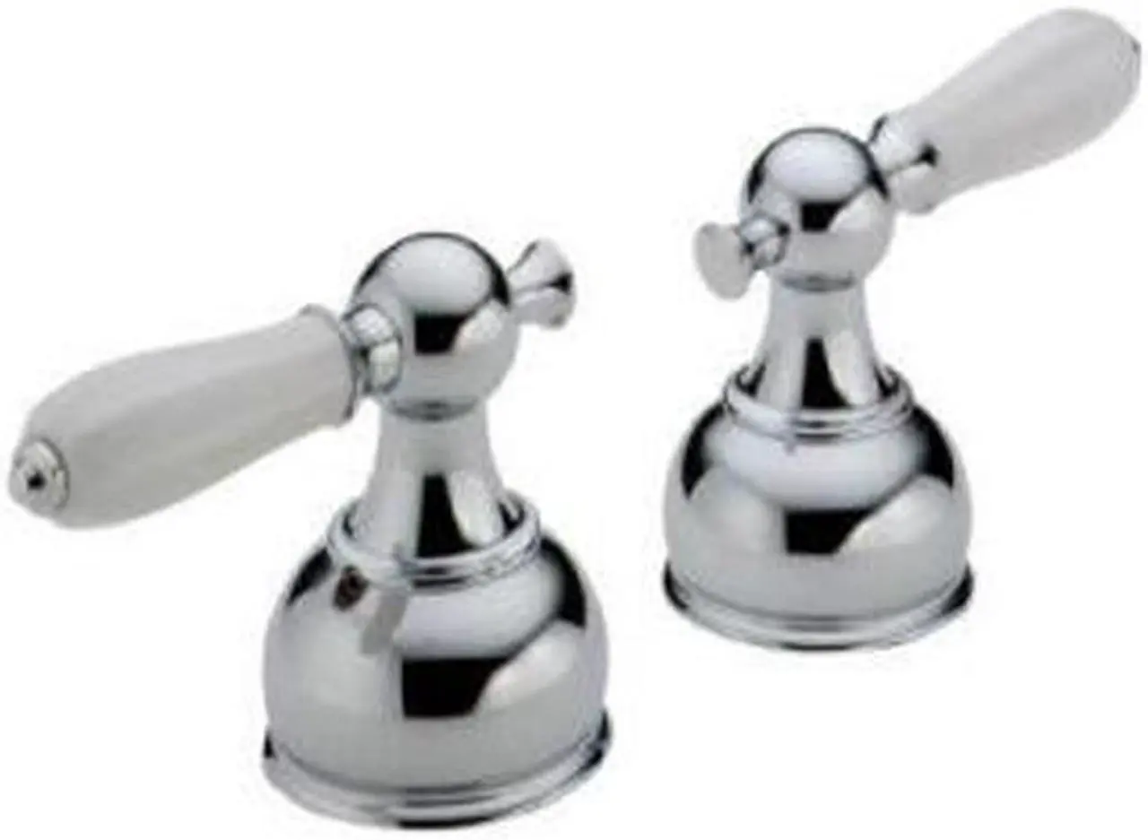 DELTA H612 Two Porcelain Lever Handle Kit - Newegg.com