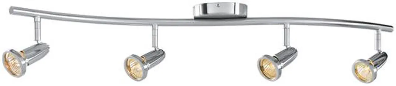 Access Lighting Cobra Wall or Ceiling Spotlight Bar - 4 Light Brushed ...