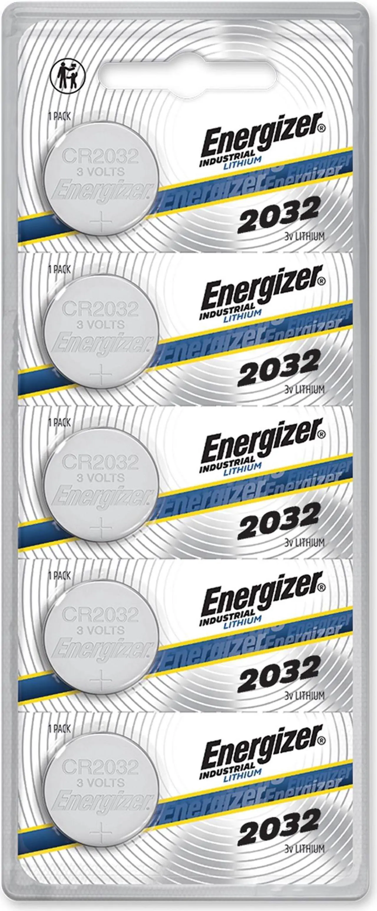 Energizer Industrial 2032 Lithium Batteries - CR2032 - 254 mAh - 3 V ...