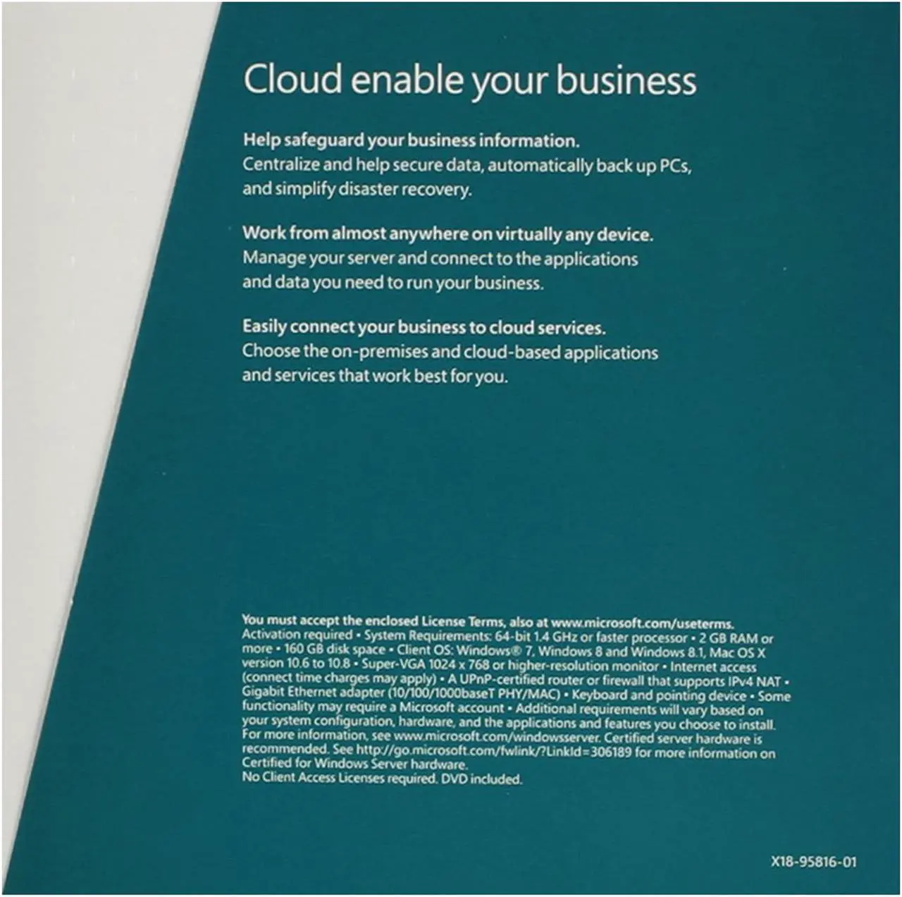 Windows Server 2012 R2 Essentials 64-Bit - Retail - Newegg.com
