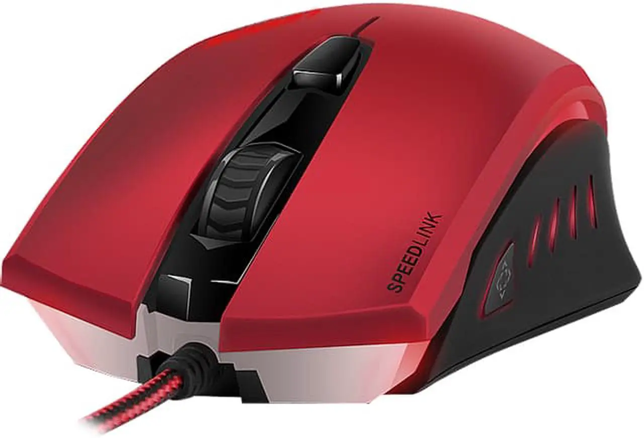 SPEEDLINK Ledos 3000dpi Optical Gaming Mouse, Red (SL-6393-RD ...