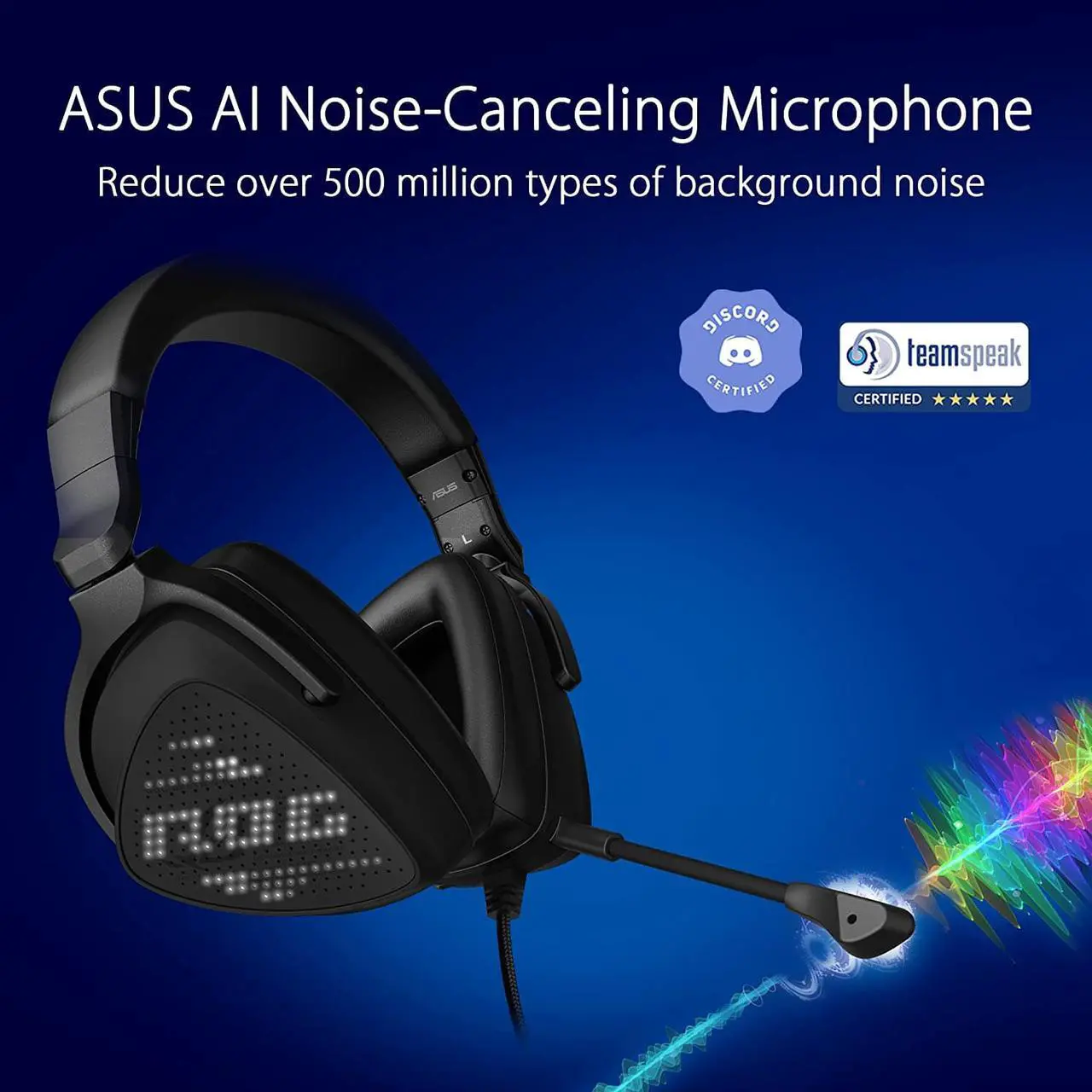 ASUS ROG Delta S Animate Gaming Headset with Customizable AniMe Matrix ...