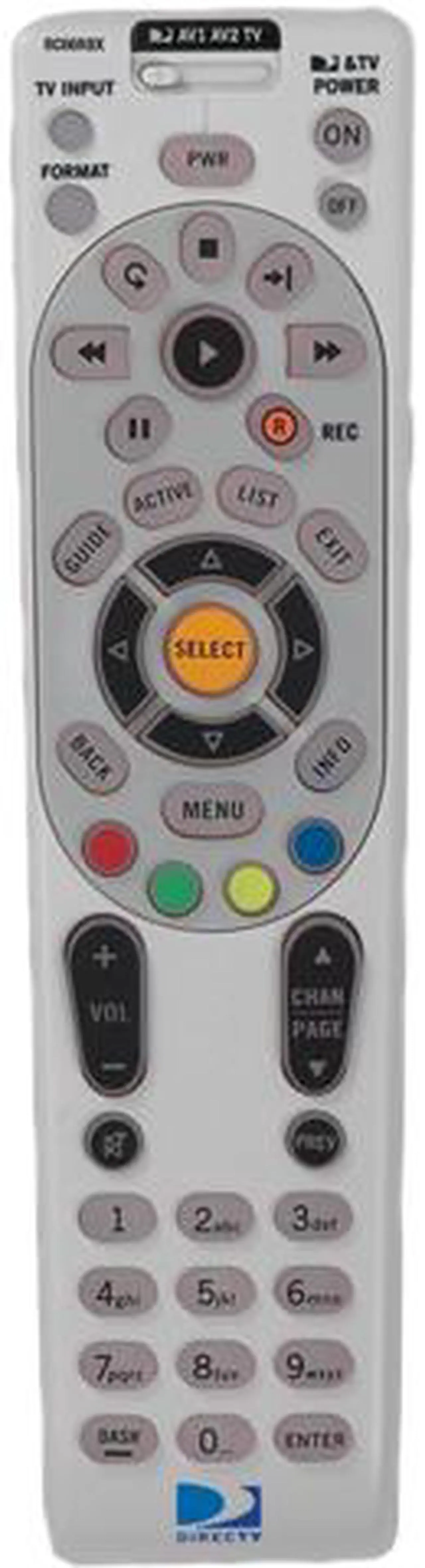 Directv Rc66Rbx 4-Device Ir/Rf Directv Replacement Remote - Newegg.com