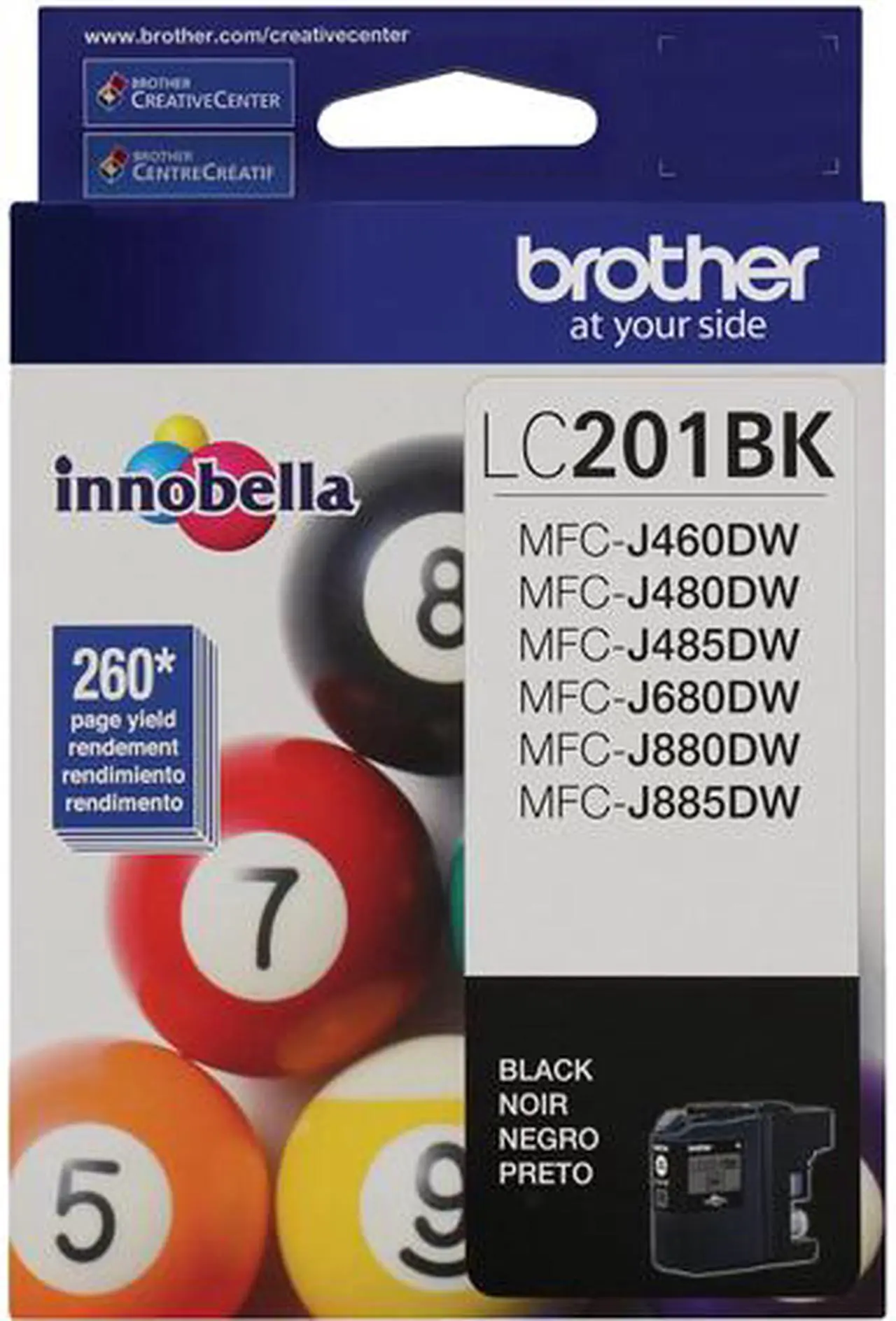 Brother LC201BK Innobella Ink Cartridge - Black - Newegg.com