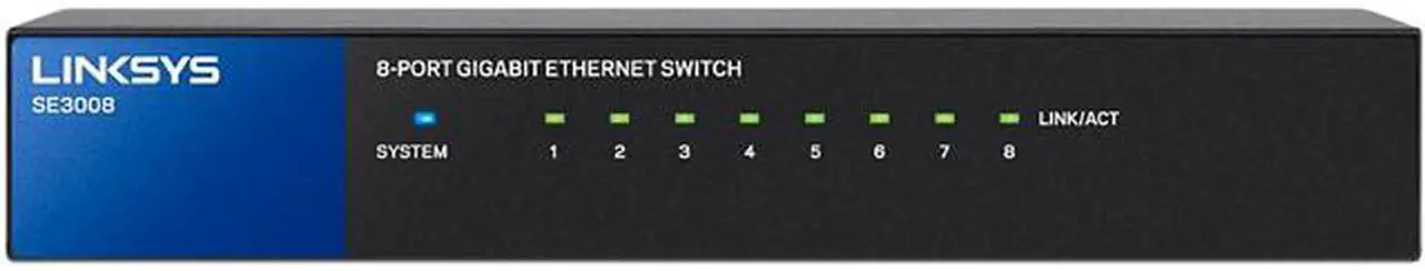 Linksys SE3008 8-Port Gigabit Ethernet Switch - Newegg.com