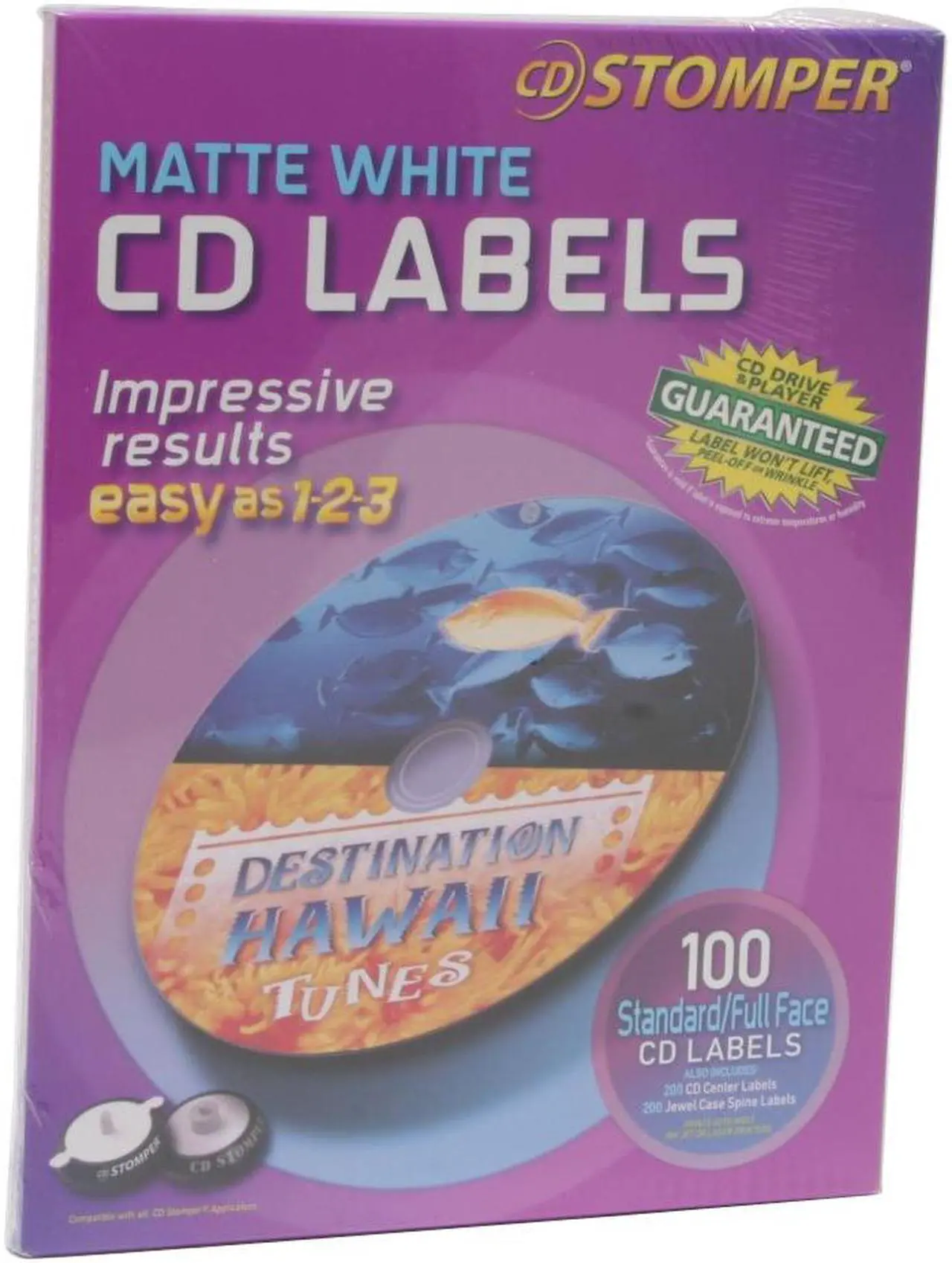 AVERY Stomper Pro 98102 100 CD/DVD Labels - Newegg.com