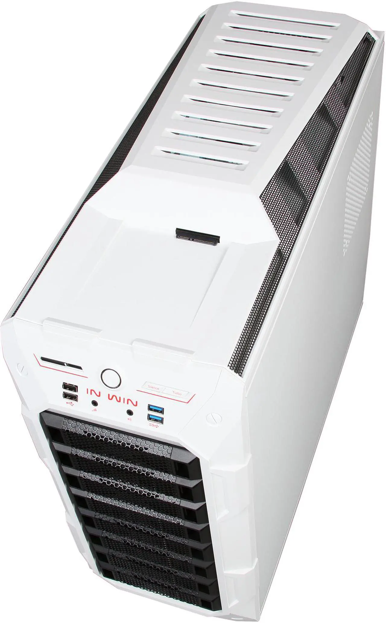 IN WIN GRone White 0.8mm SECC Steel ATX Full Tower Computer Case ...