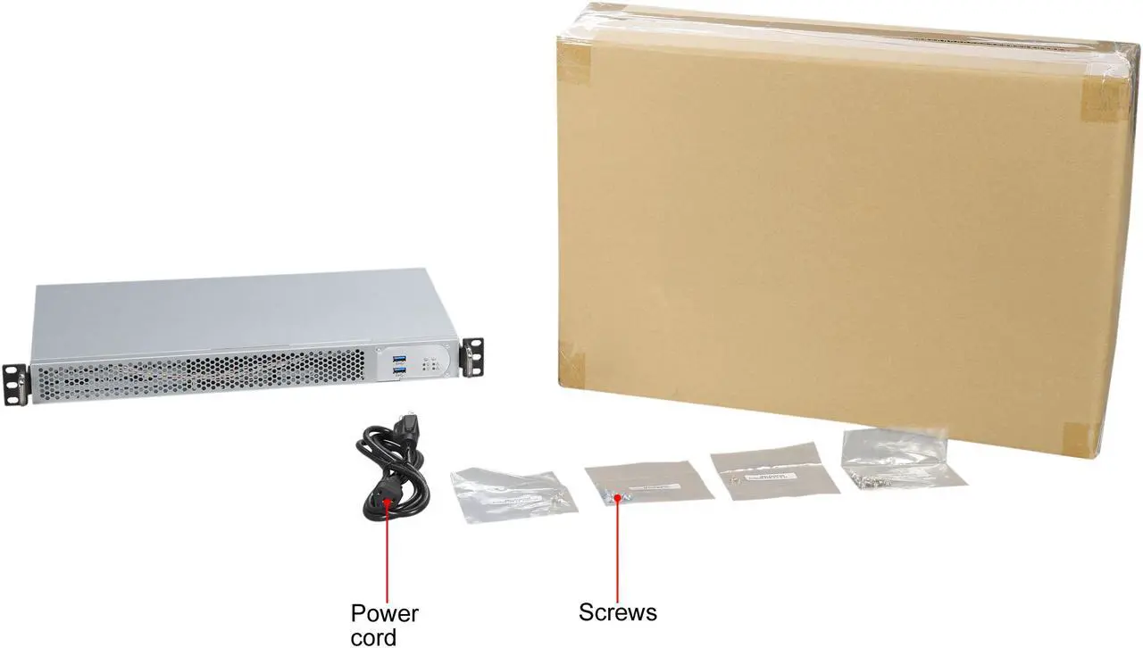 In Win IW-RF100S-S265 1U Short-depth Rackmount Server Chassis with ...