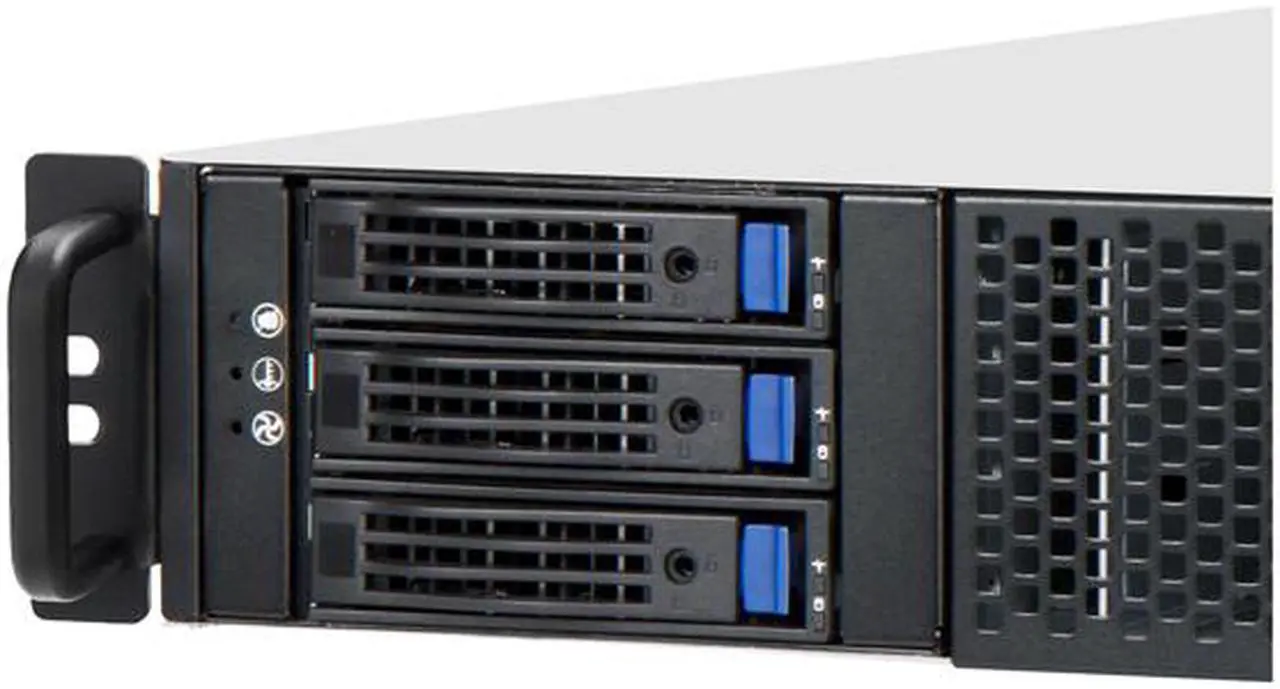 IN WIN IW-R200-02N Silver 2U Rackmount Open-Bay 2U Short Depth Server ...