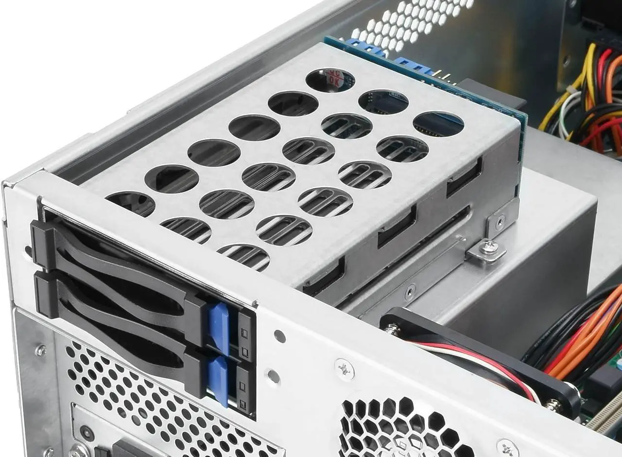 IN WIN Open Bay 3U Short Depth Server Chasis With 500W Power Supply ...